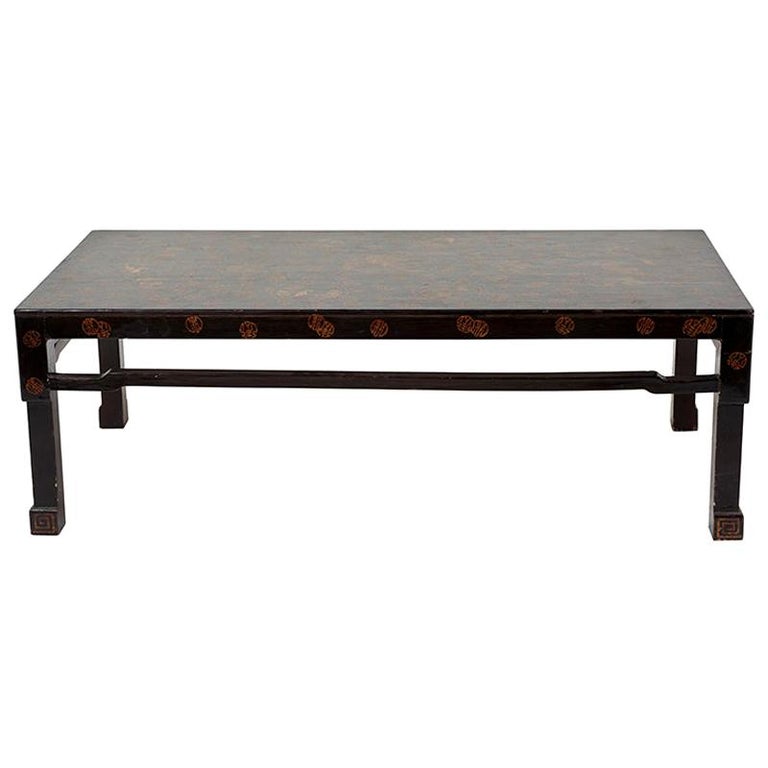 Early 20th Century Chinese Lacquer Coffee Table, from France at 1stDibs