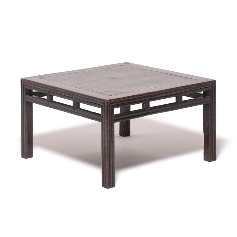 Early 20th Century Chinese Low Square Table For Sale at 1stDibs
