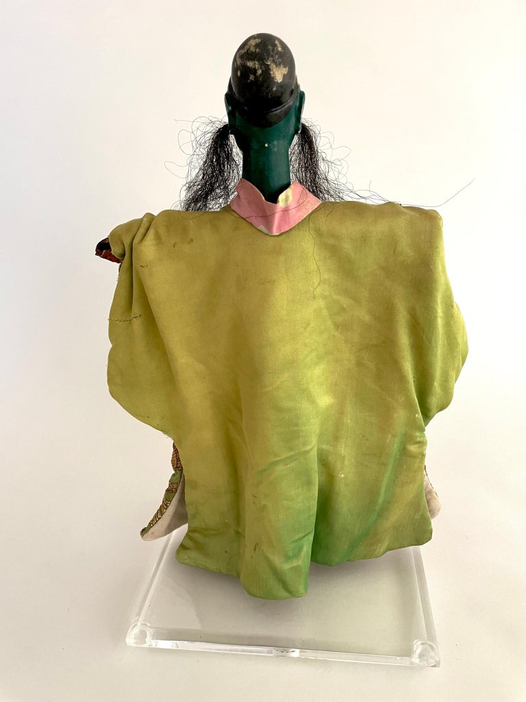 Early 20th Century Chinese Opera Hand Puppet For Sale at 1stDibs