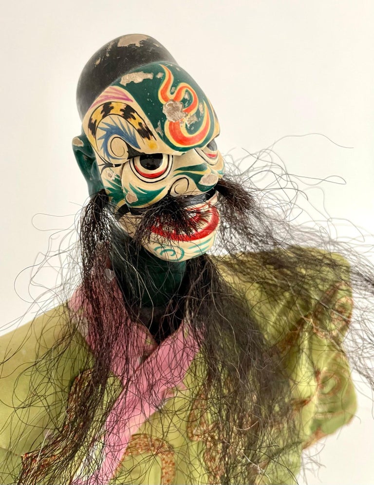 Early 20th Century Chinese Opera Hand Puppet For Sale at 1stDibs