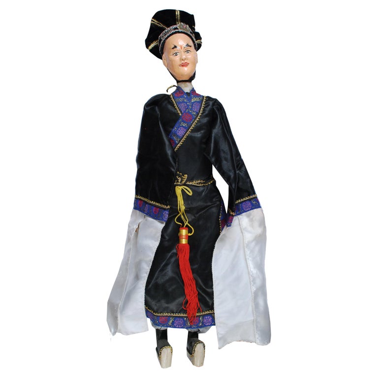 Early 20th Century Chinese Opera Puppet For Sale at 1stDibs