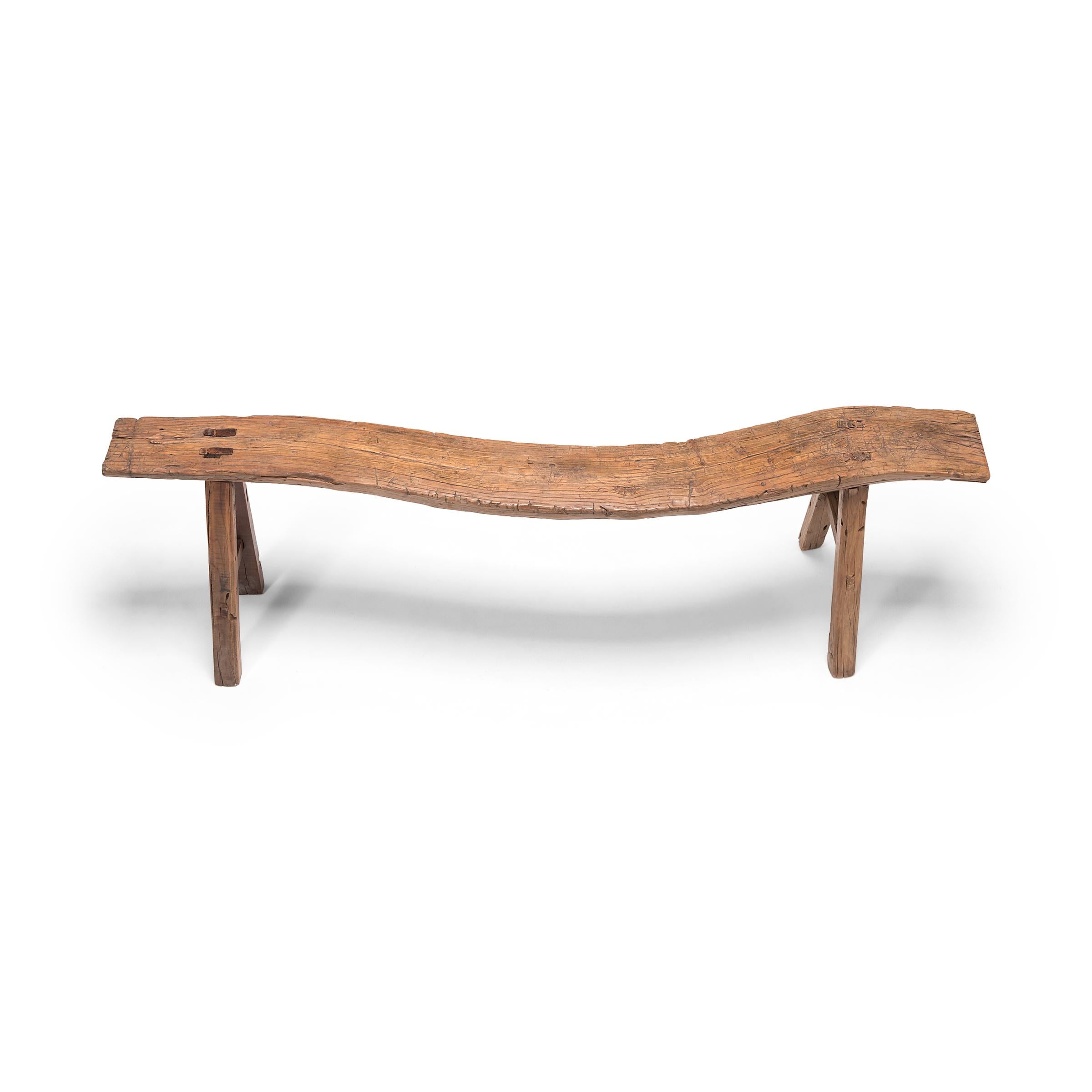 Early 20th Century Chinese Provincial Yangtze Bench at 1stDibs