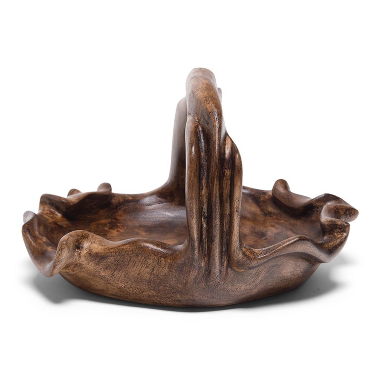 Early 20th Century Chinese Rootwood Basket at 1stDibs