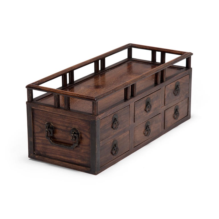 Early 20th Century Chinese Tabletop Scholars' Chest at 1stdibs