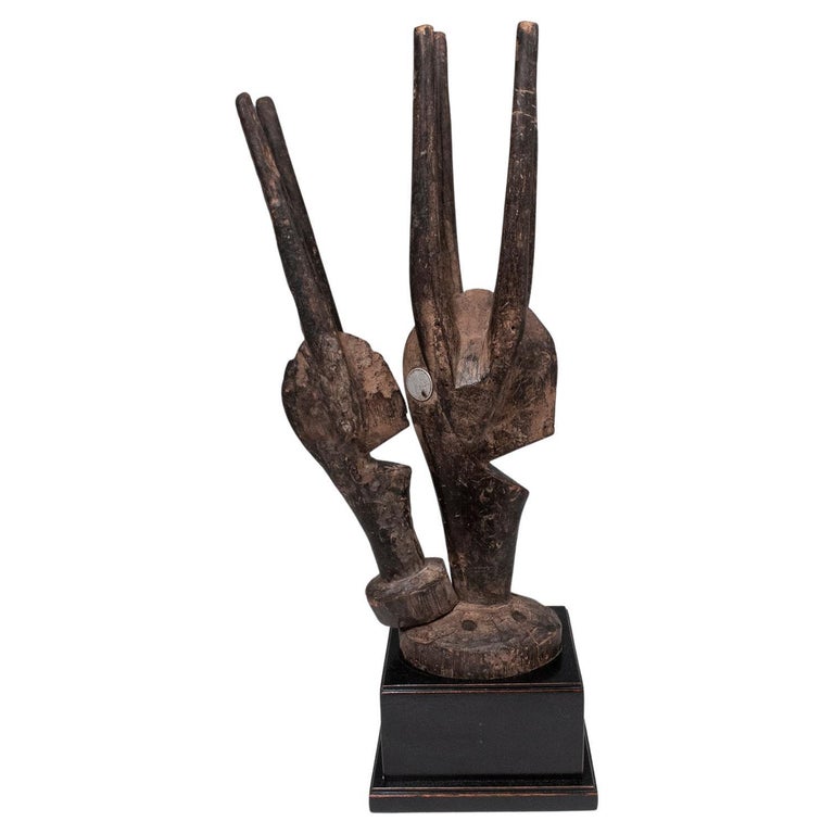 Early 20th Century Chiwara Headdress, Bamana 'Bambara' People, Mali For ...
