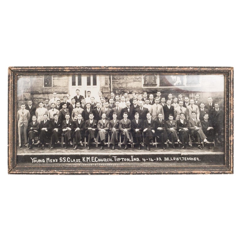 Early 20th Century Classroom Photo, circa 1933 For Sale at 1stdibs