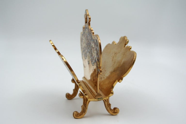 Early 20th Century Cloisonné Bronze Desk Set in Napoleon III Style For ...