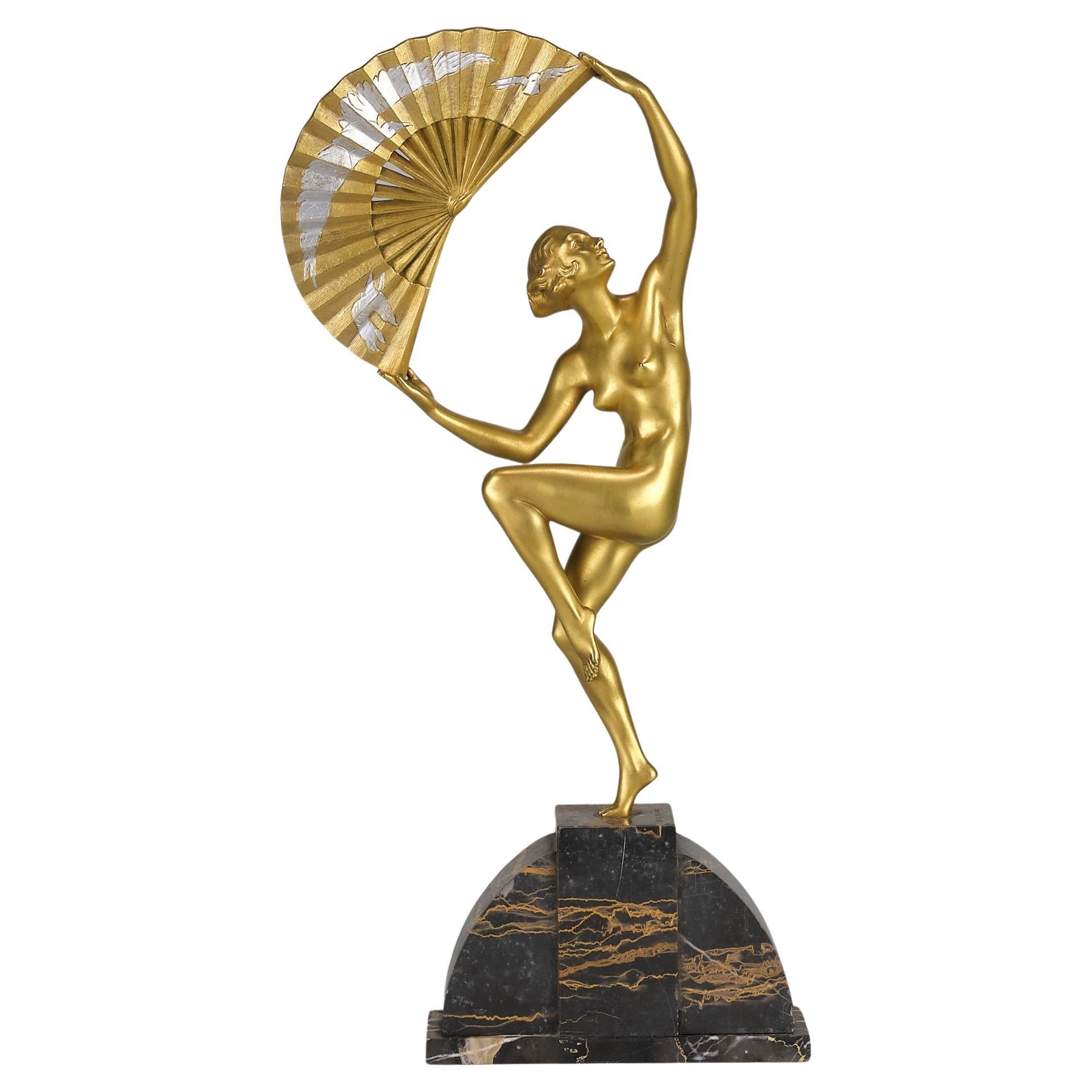 M Bouraine, Head Of A Young Woman, Bronze, Art Deco, 20th Century For ...