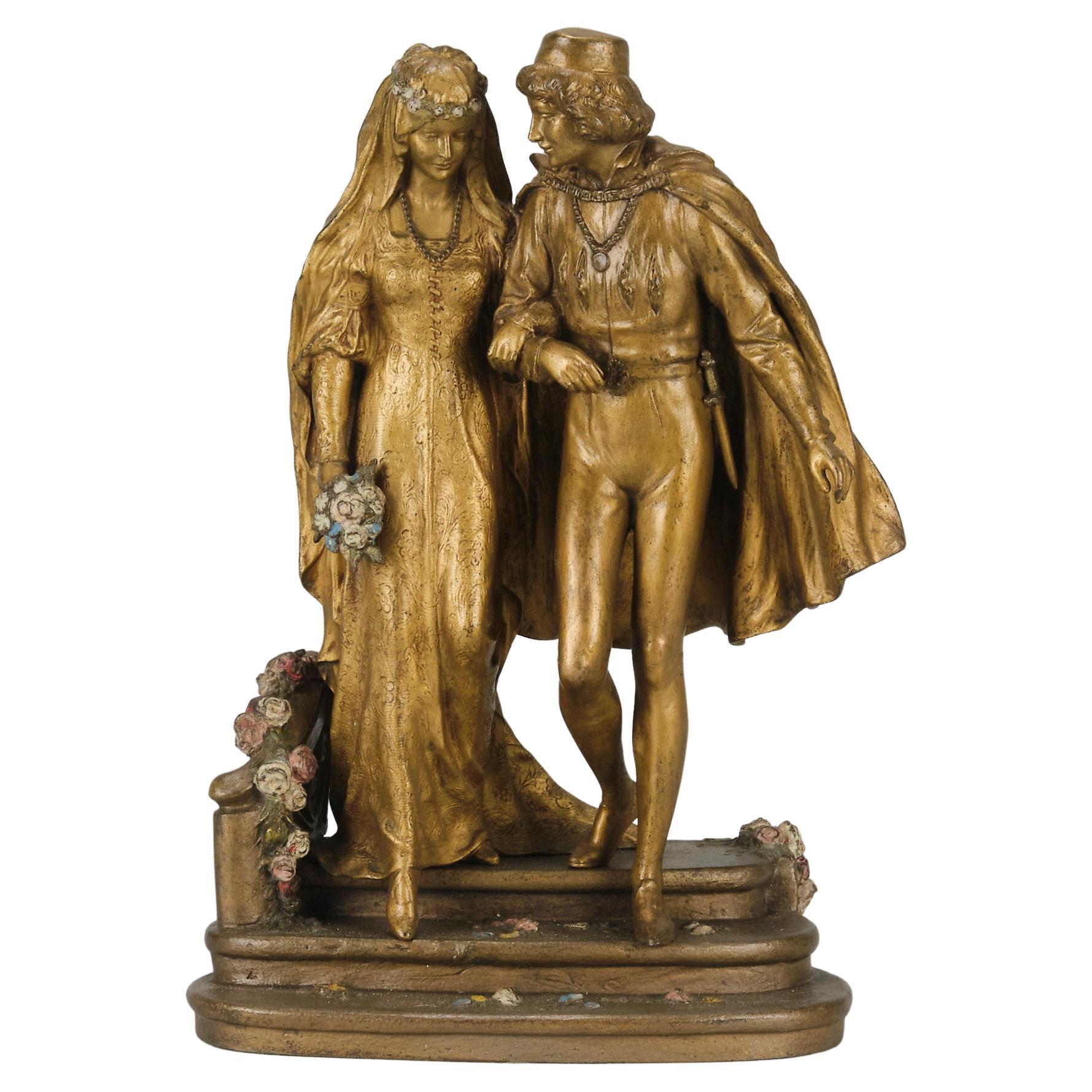 Early 20th Century German Statue by Franz Zelezny For Sale at 1stDibs