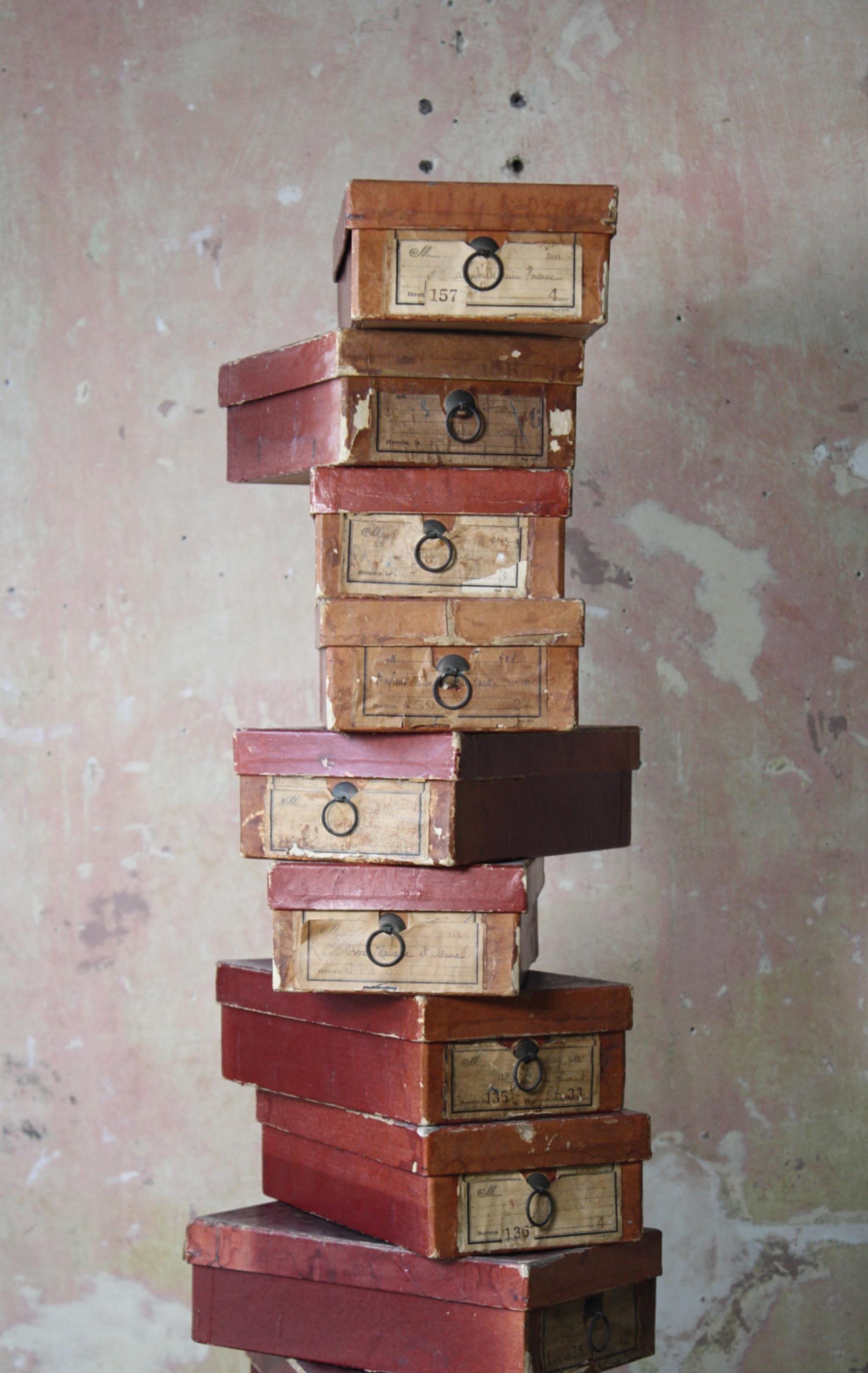 Early 20th Century Collection of Twelve Faded French Document Deed ...