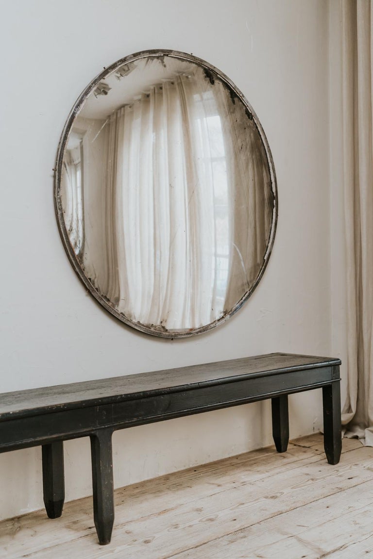 Early 20th Century Convex Railway Mirror at 1stDibs