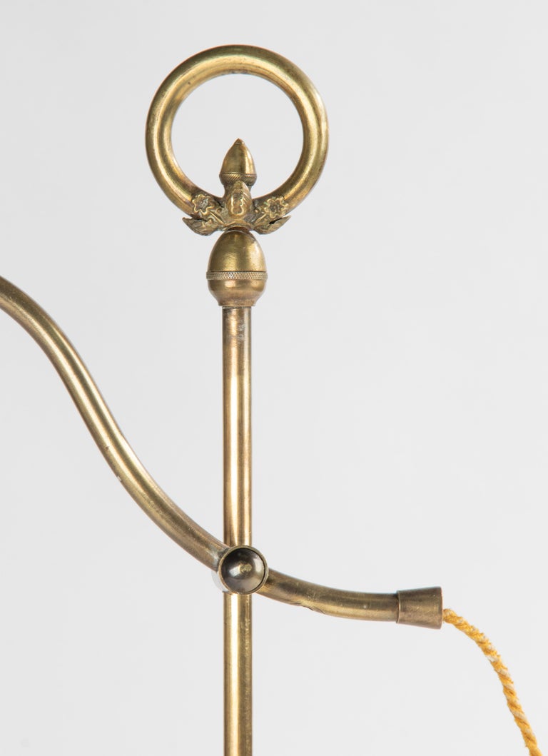 Early 20th Century Copper Adjustable Desk / Table Lamp For Sale at 1stDibs