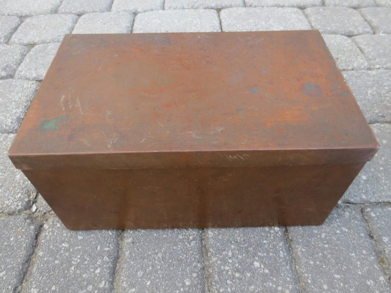 Early 20th Century Copper Box For Sale at 1stDibs
