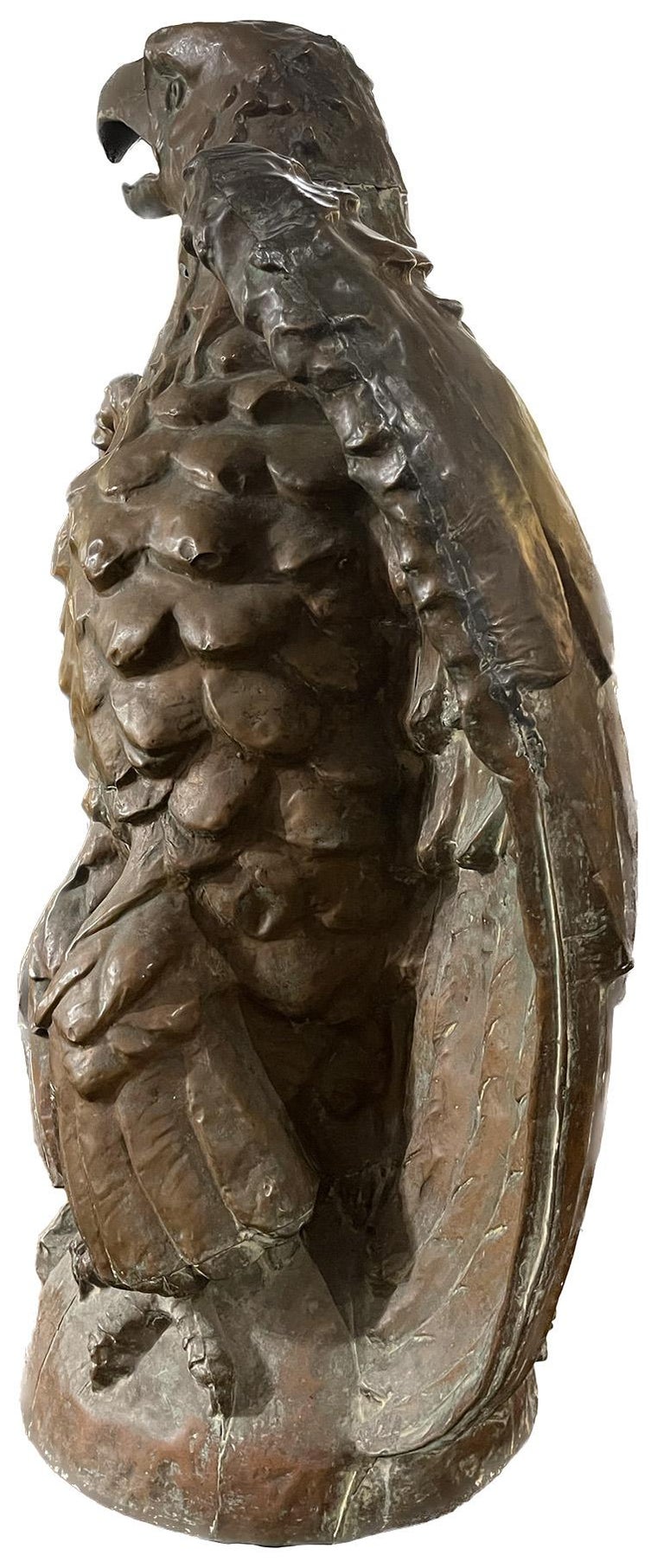 Early 20th Century Copper Eagle Sculpture For Sale at 1stDibs