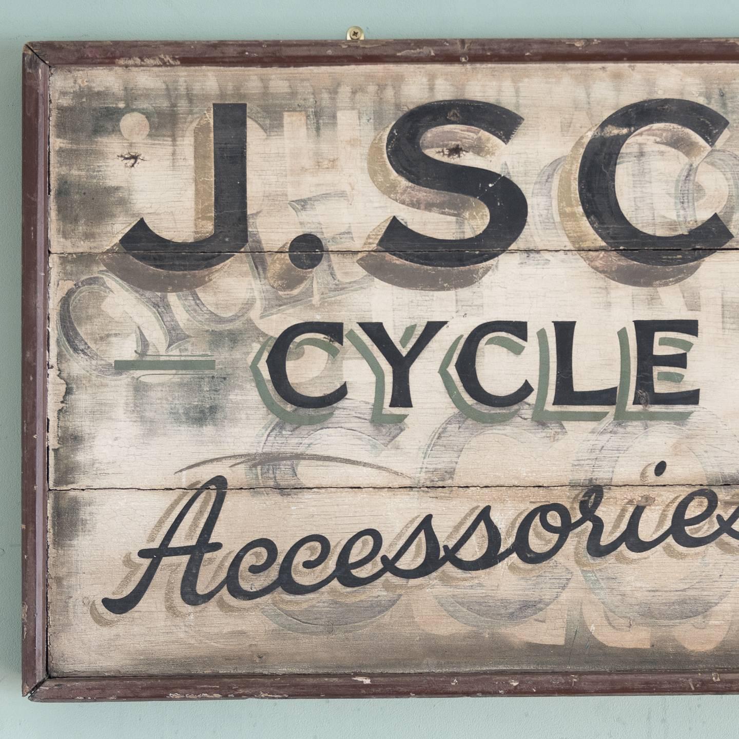 Early 20th Century Cycle Shop Trade Sign at 1stDibs
