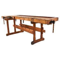 Antique Central European Carpenter’s Bench For Sale at 1stDibs