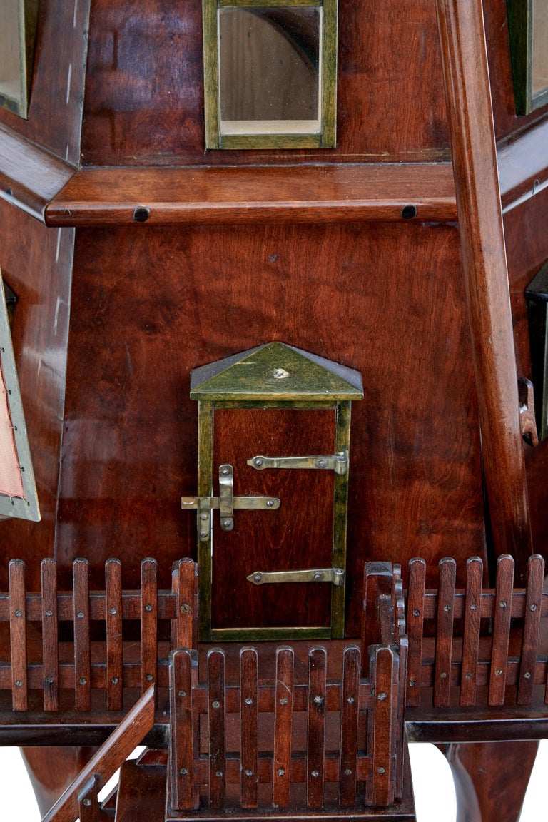 Early 20th Century Decorative Dutch Working Windmill For Sale at 1stDibs