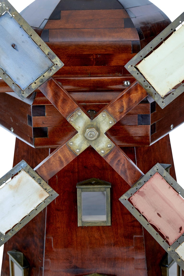 Early 20th Century Decorative Dutch Working Windmill For Sale at 1stDibs