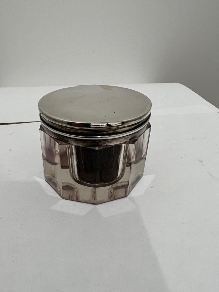 Early 20th Century Double Ink Well Red and Black with a Pen Wipe London ...