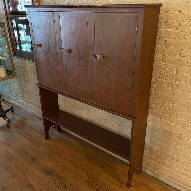 Early 20th Century Dry Goods Cupboard Pantry Cabinet For Sale at 1stDibs