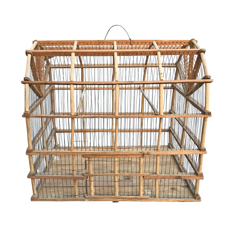 Early 20th Century Dutch Colonial Barn Birdcage at 1stDibs | colonial cage