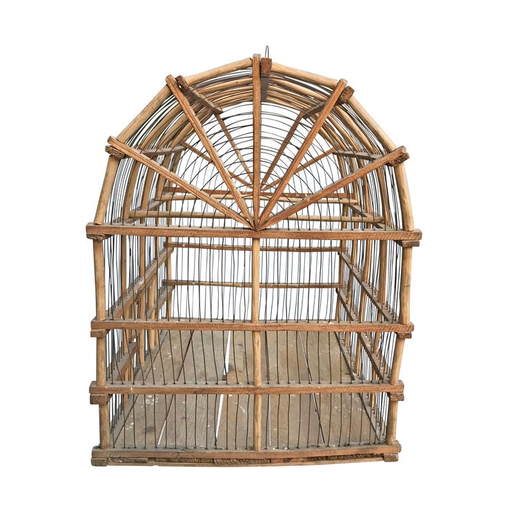 Early 20th Century Dutch Colonial Barn Birdcage at 1stDibs | colonial cage