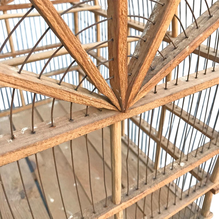 Early 20th Century Dutch Colonial Barn Birdcage at 1stDibs | colonial cage