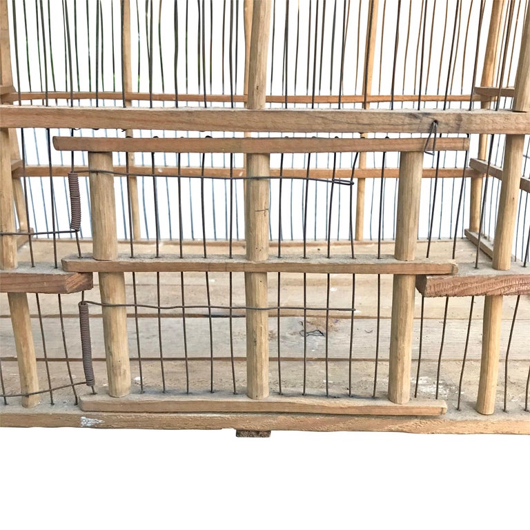 Early 20th Century Dutch Colonial Barn Birdcage at 1stDibs | colonial cage