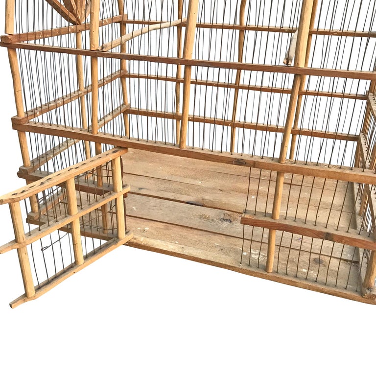 Early 20th Century Dutch Colonial Barn Birdcage at 1stDibs | colonial cage