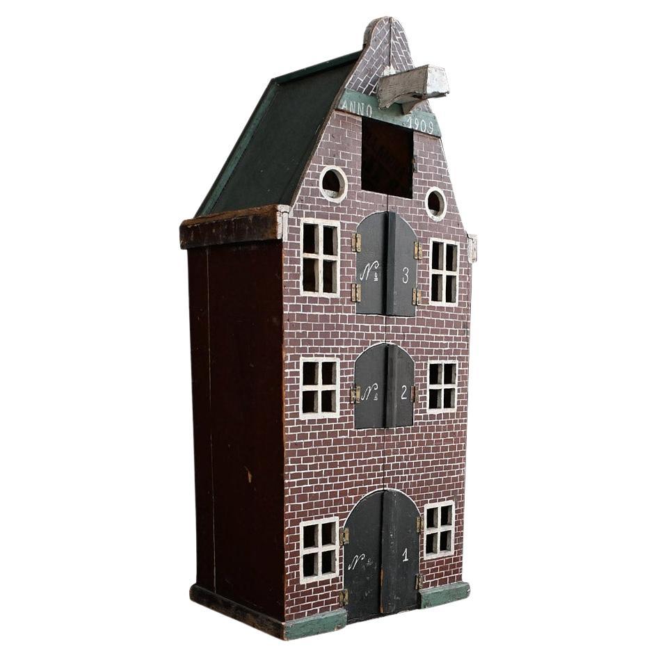Early 20th Century Dutch Hand-Crafted Folk-art model of a Working ...