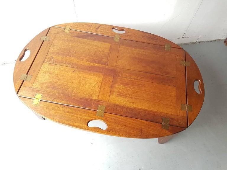 Early 20th Century English Butler Tray Coffee Table at 1stDibs