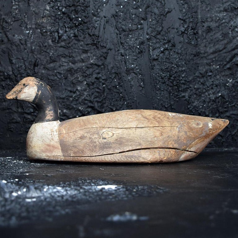 Early 20th Century English Carved Decoy Goose For Sale at 1stDibs ...
