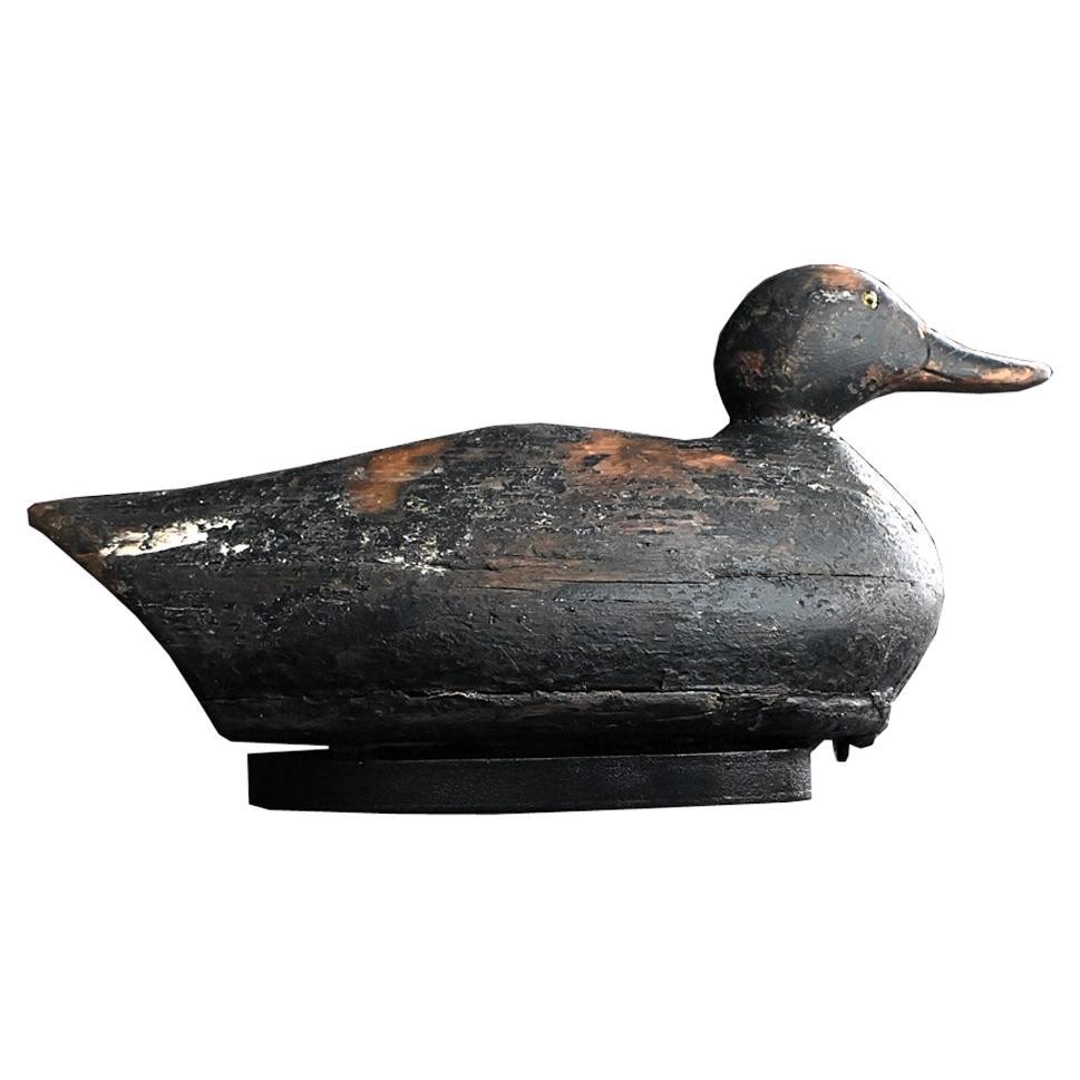 Early 20th Century English Estate Made Decoy Duck For Sale at 1stDibs