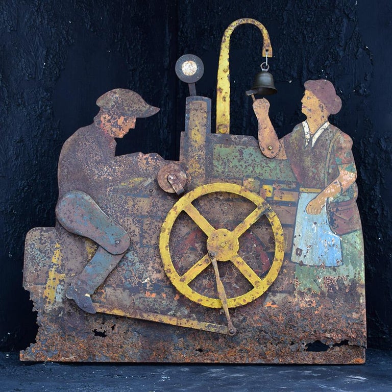 Early 20th Century English Fairground Animated Mechanical Shooting ...