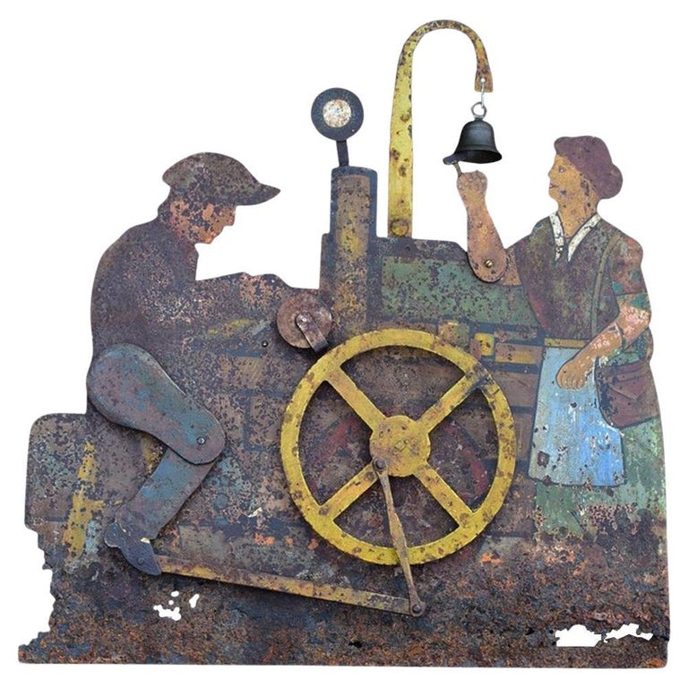 Early 20th Century English Fairground Animated Mechanical Shooting ...