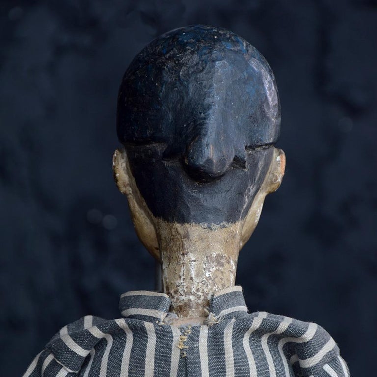 Early 20th Century English Folk Art Puppet Figure For Sale at 1stDibs