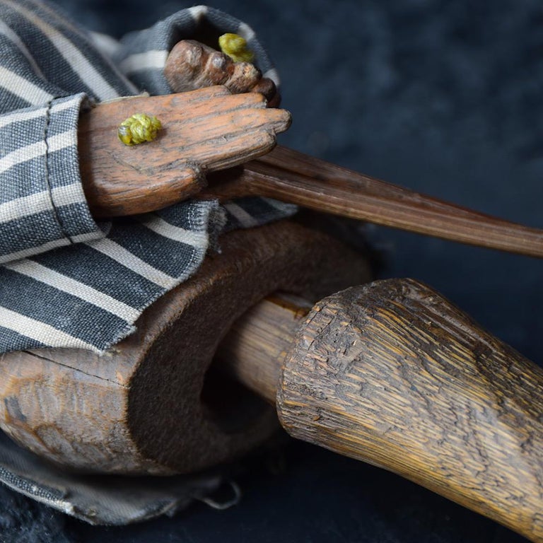 Early 20th Century English Folk Art Puppet Figure For Sale at 1stDibs