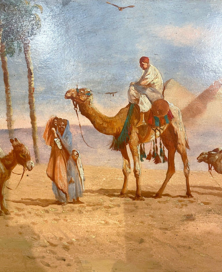 Early 20th Century English Framed Oil on Board Painting Signed J ...