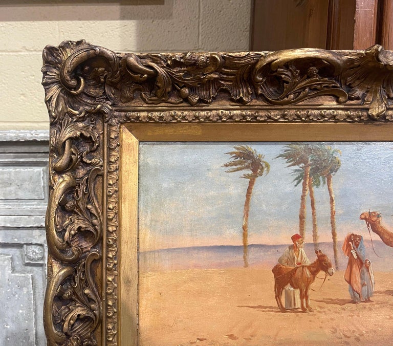 Early 20th Century English Framed Oil on Board Painting Signed J. Coulson 1927 For Sale at 1stDibs