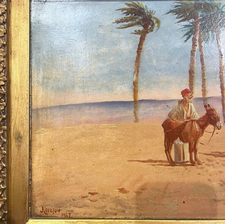 Early 20th Century English Framed Oil on Board Painting Signed J ...