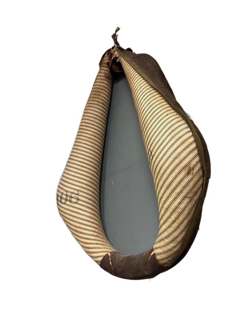 Early 20th Century English Leather Horse Collar Mirror For Sale at 1stDibs