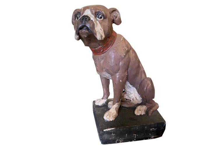 Early 20th Century English Pair of Bulldogs For Sale at 1stDibs