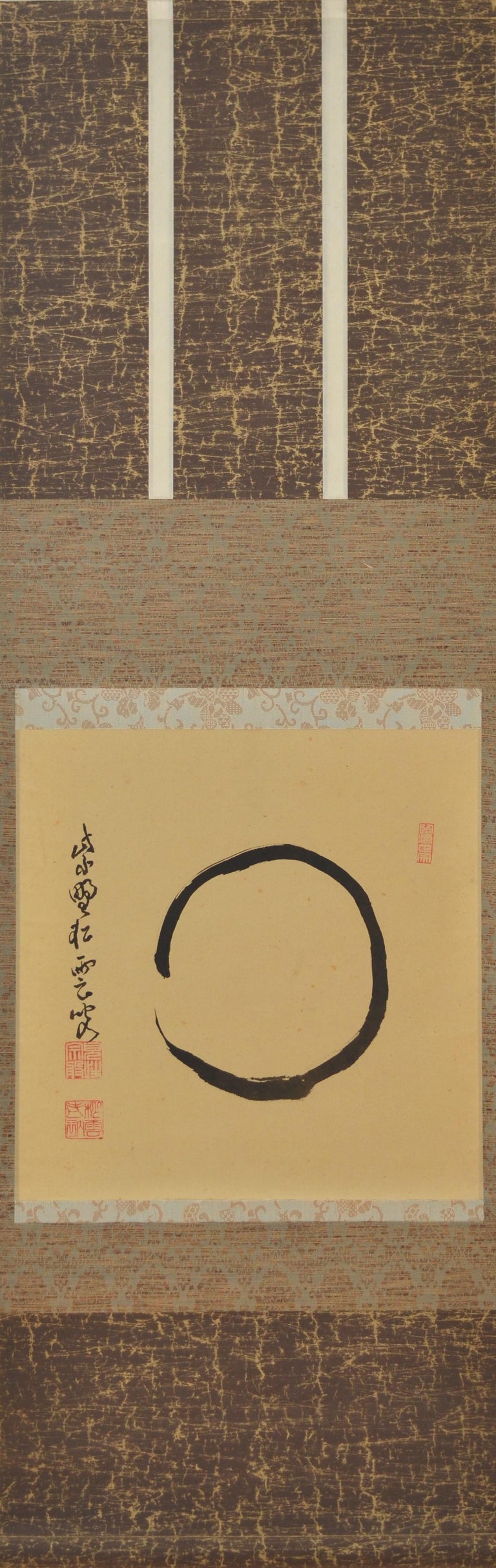 Early 20th Century Enso Zen Circle by Zen Master Shuhan Genpo For Sale ...