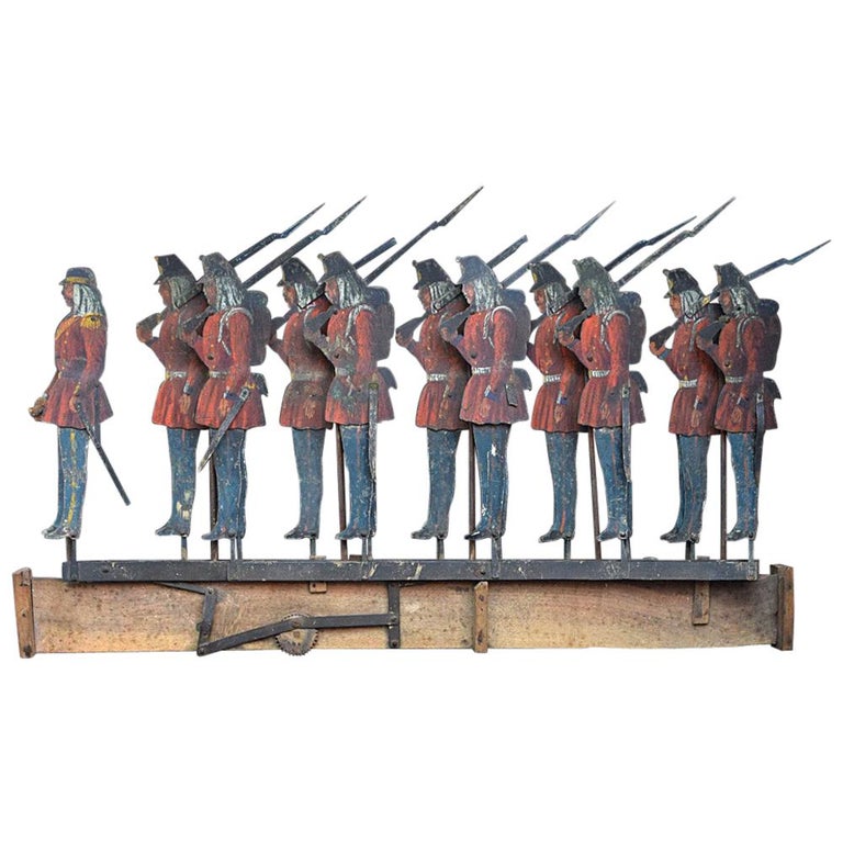 Early 20th Century Fairground Automaton Soldiers at 1stDibs