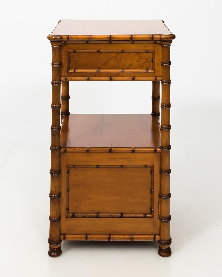 Early 20th Century Faux Bamboo Nightstand at 1stDibs