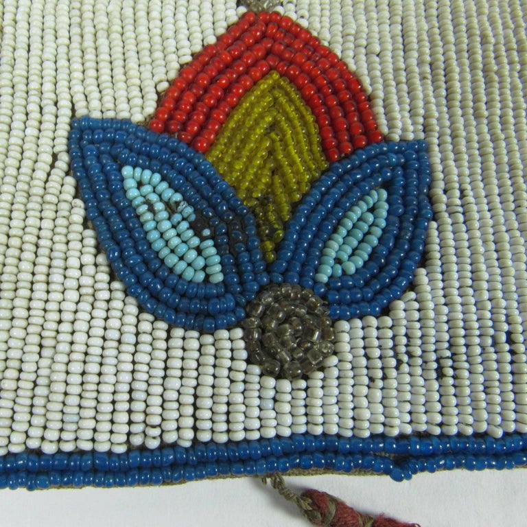 Early 20th Century First Nations Cree Reservation Bead Work Belt For ...