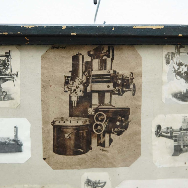 Early 20th Century French Antique Machines Collage Composition For Sale ...
