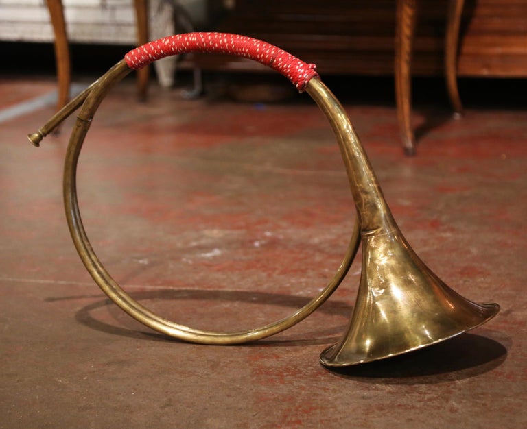 Early 20th Century French Brass "Cor de Chasse" Hunting Horn For Sale ...