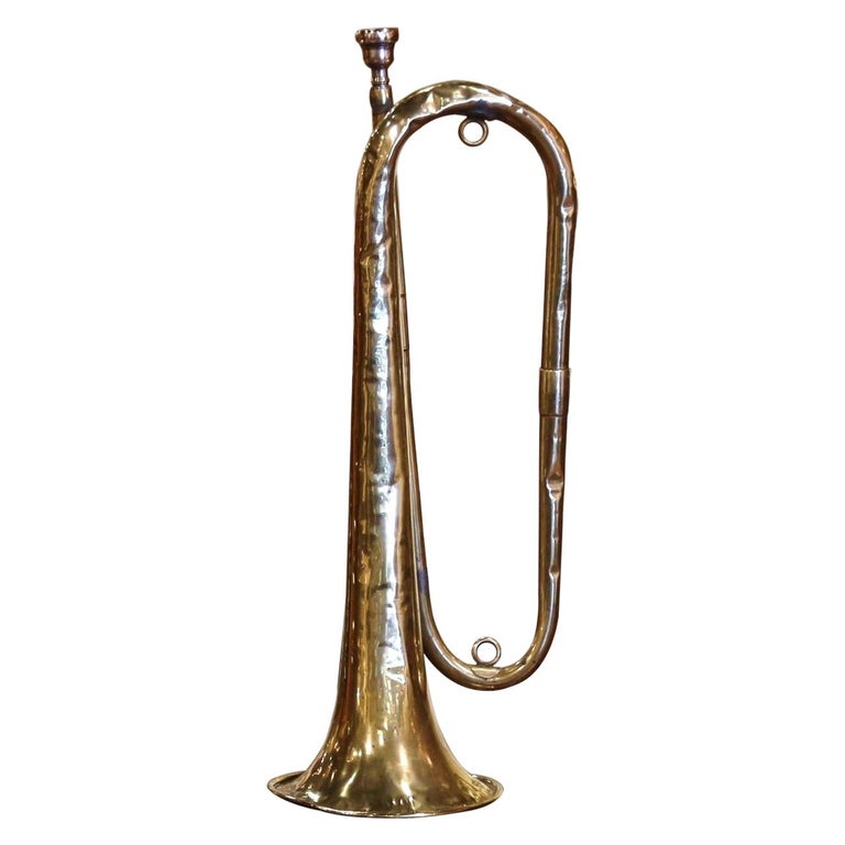 Early 20th Century French Brass Infantry Bugle Stamped Couesnon Paris ...