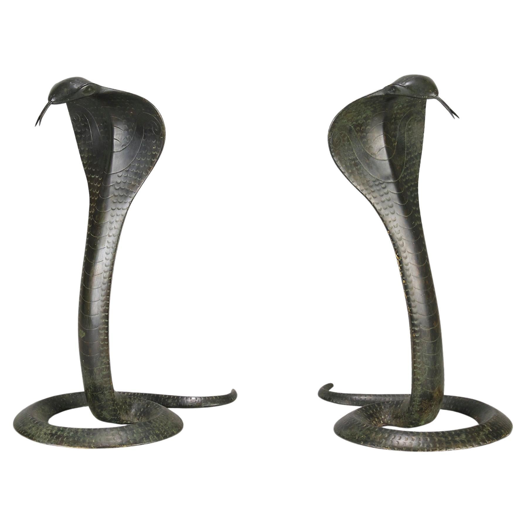 Early 20th Century French Bronze "Art Deco Snakes" Cicra: 1930 For Sale ...
